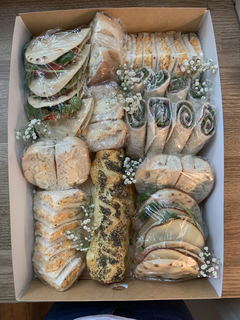 Sandwich and Sausage Roll Platter the new editon